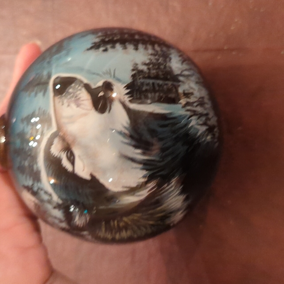 Holiday | Neqwa Oversized Wolf Glass Ornament | Poshmark